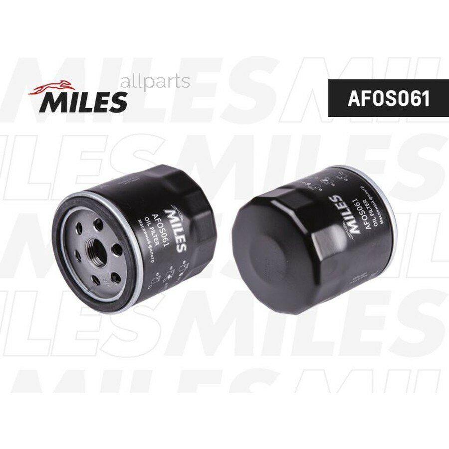 MILES AFOS061 Фильтр масляный SKODA FABIA/FELICIA/OCTAVIA/VW GOLF 3/4/5/POLO 1.0-1.6