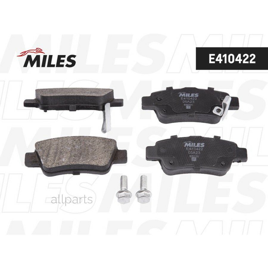 MILES E410422 Колодки тормозные HONDA CR-V III 07- задние