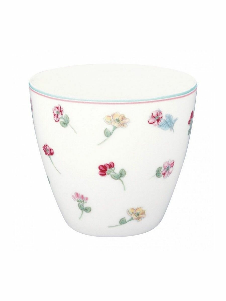 Стакан Greengate Lianca white, фарфор, 300 мл