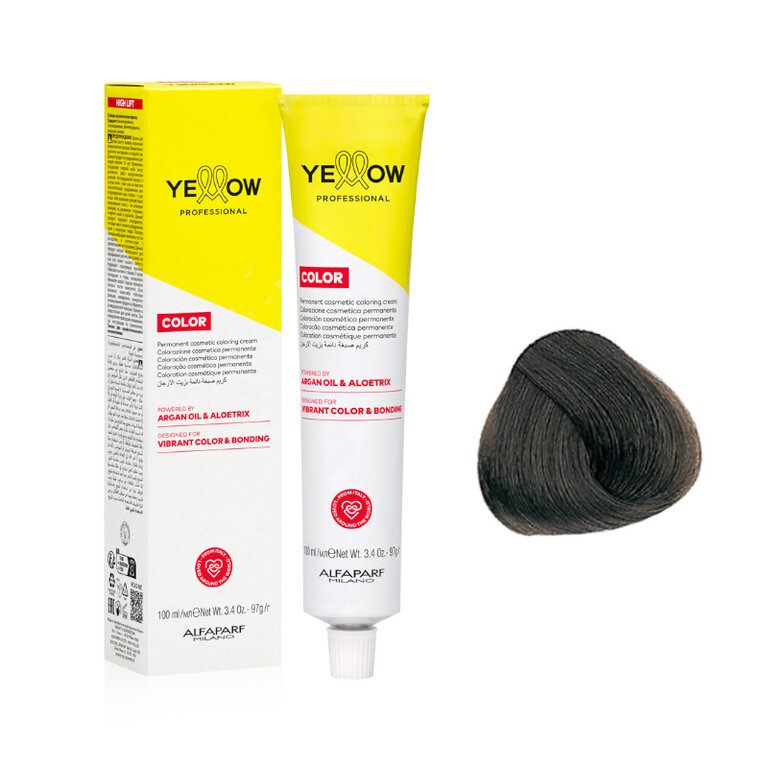 YELLOW PROFESSIONAL Ye Color Permanent Coloring Cream Краска Италия 100 мл