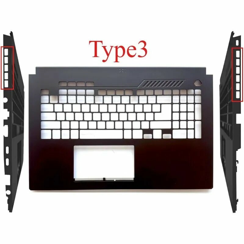 Крышка ноутбука подходит для ASUS PLUS Gaming F17 FX707 FX707R FX707ZM FA707 Корпус клавиатуры (держатель ладони)