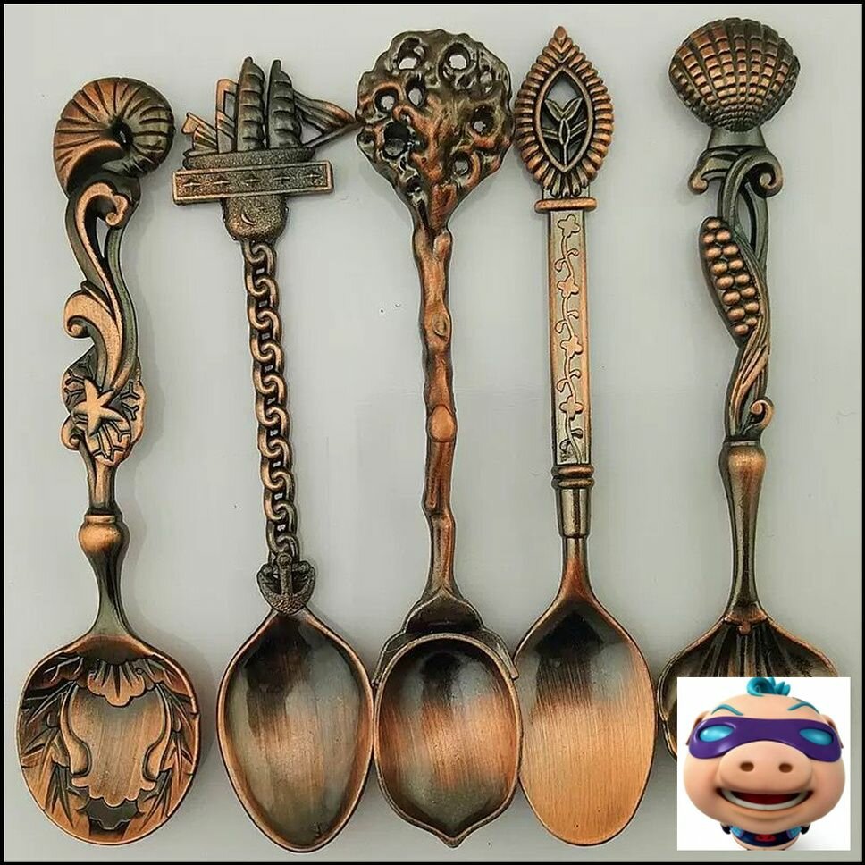 Ложка чайная медь
