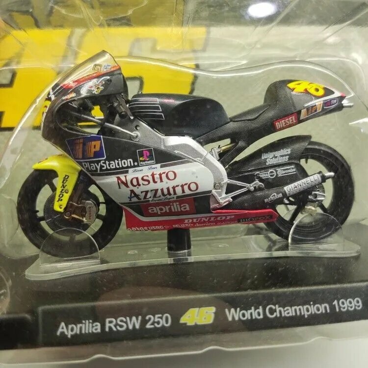 RV46 1/18 Масштабная модель мотоцикла MotoGP Honda Yamaha Aprilia Racing из литого под давлением металла
