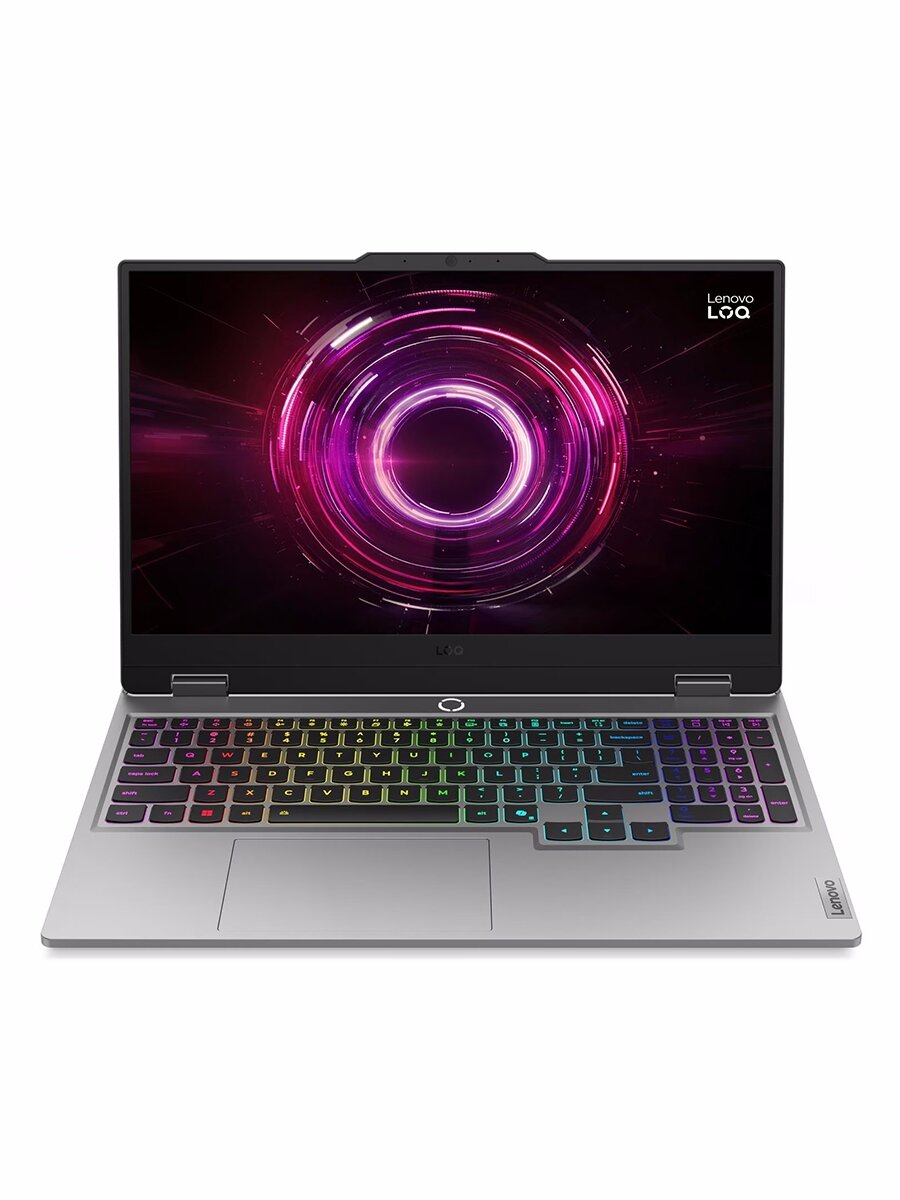 Lenovo LOQ 15AHP10 Игровой ноутбук 15.60", AMD Ryzen 7 250, RAM 16 ГБ, SSD 512 ГБ, NVIDIA GeForce RTX 5060 для ноутбуков (8 Гб), Windows Home, (83JG007PUS)