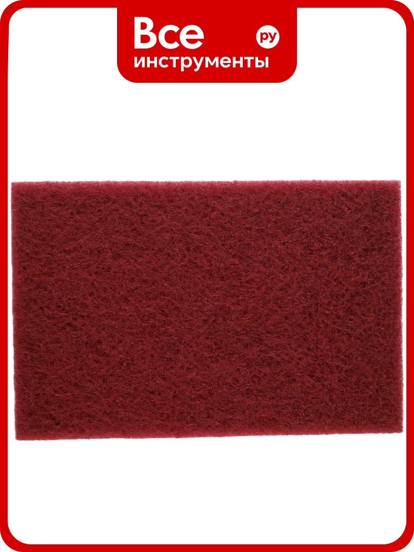 Шлифовальный абразивный лист Scotch-Brite TILFLEX 7447A/5, красный, губка средней жесткости с зернистостью, 5 листов