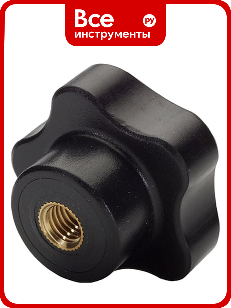 Рукоятка WOODWORK с внутренней резьбой M12 d=63, 10 шт. 994.12.63, прочный