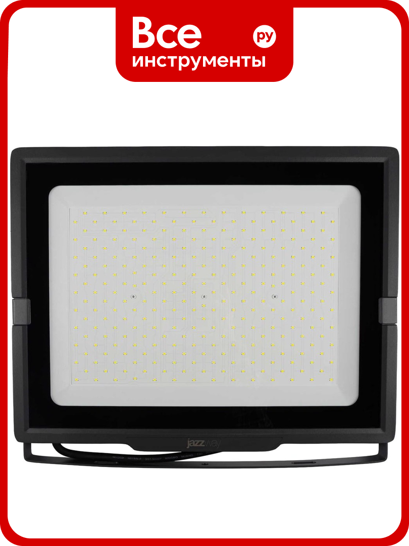 Светодиодный прожектор Jazzway PFL-C3 6500К IP65 до с клапаном закаленное прозрачное стекло