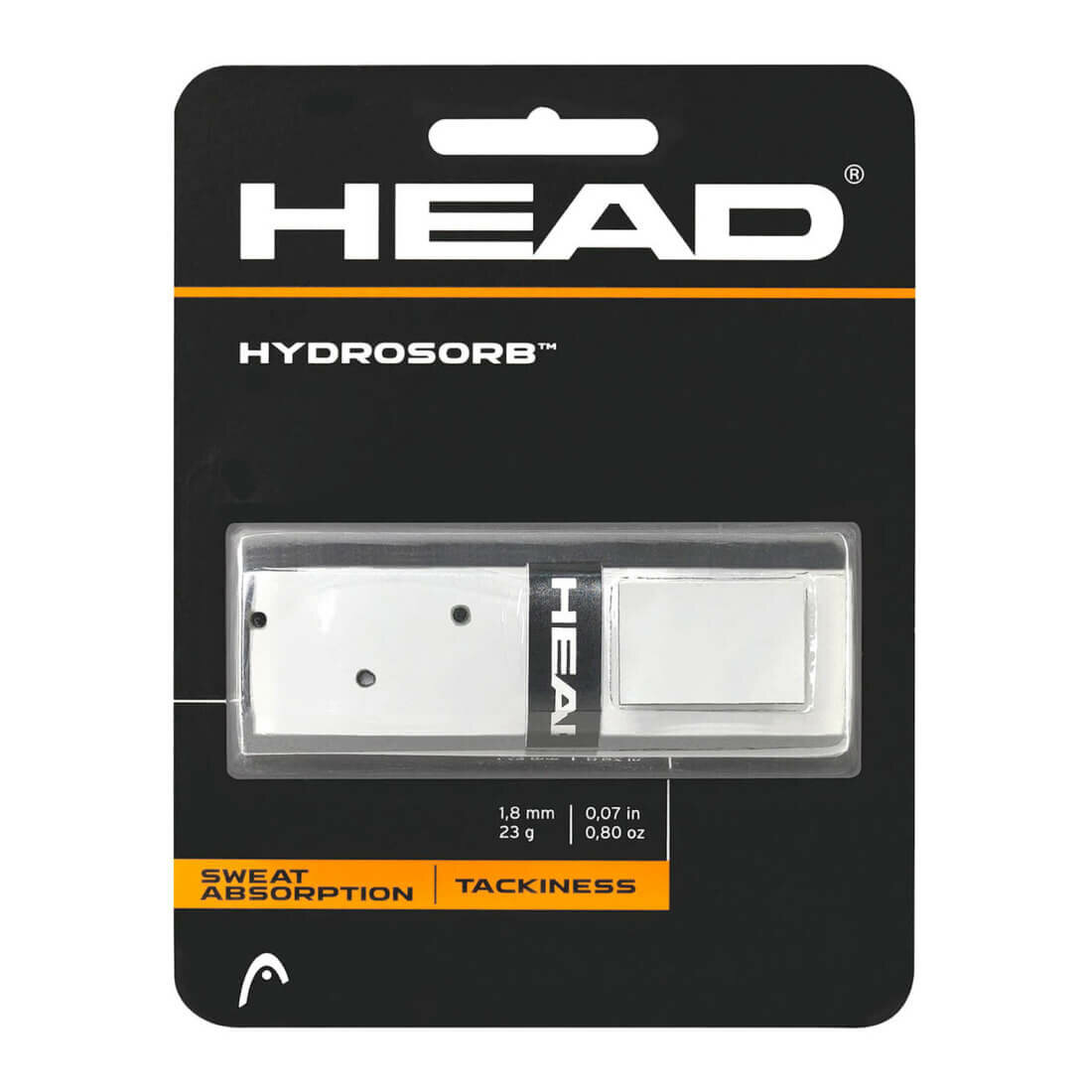 Обмотка для ручки ракетки HEAD Grip HydroSorb x1 White/Black 285014-WHBK