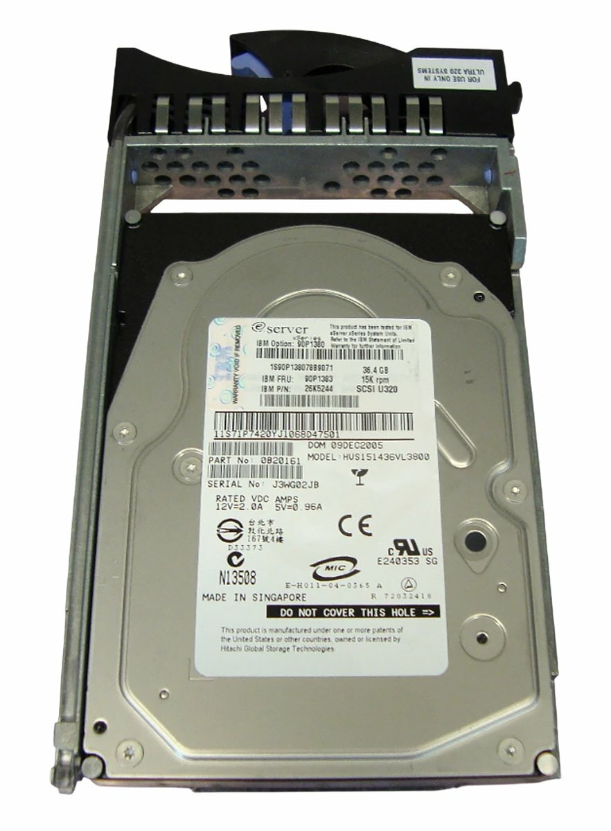 Жесткий диск IBM 36.4Gb 15000 U320SCSI 3.5" HDD 0B20161