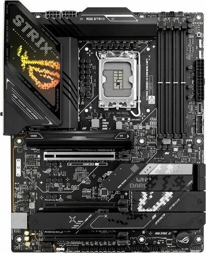 Материнская плата ASUS ROG STRIX Z890-H GAMING WIFI - LGA 1851, Intel Z890, 4xDDR5-6400 МГц, 1xPCI-Ex16, 4xM.2, ATX