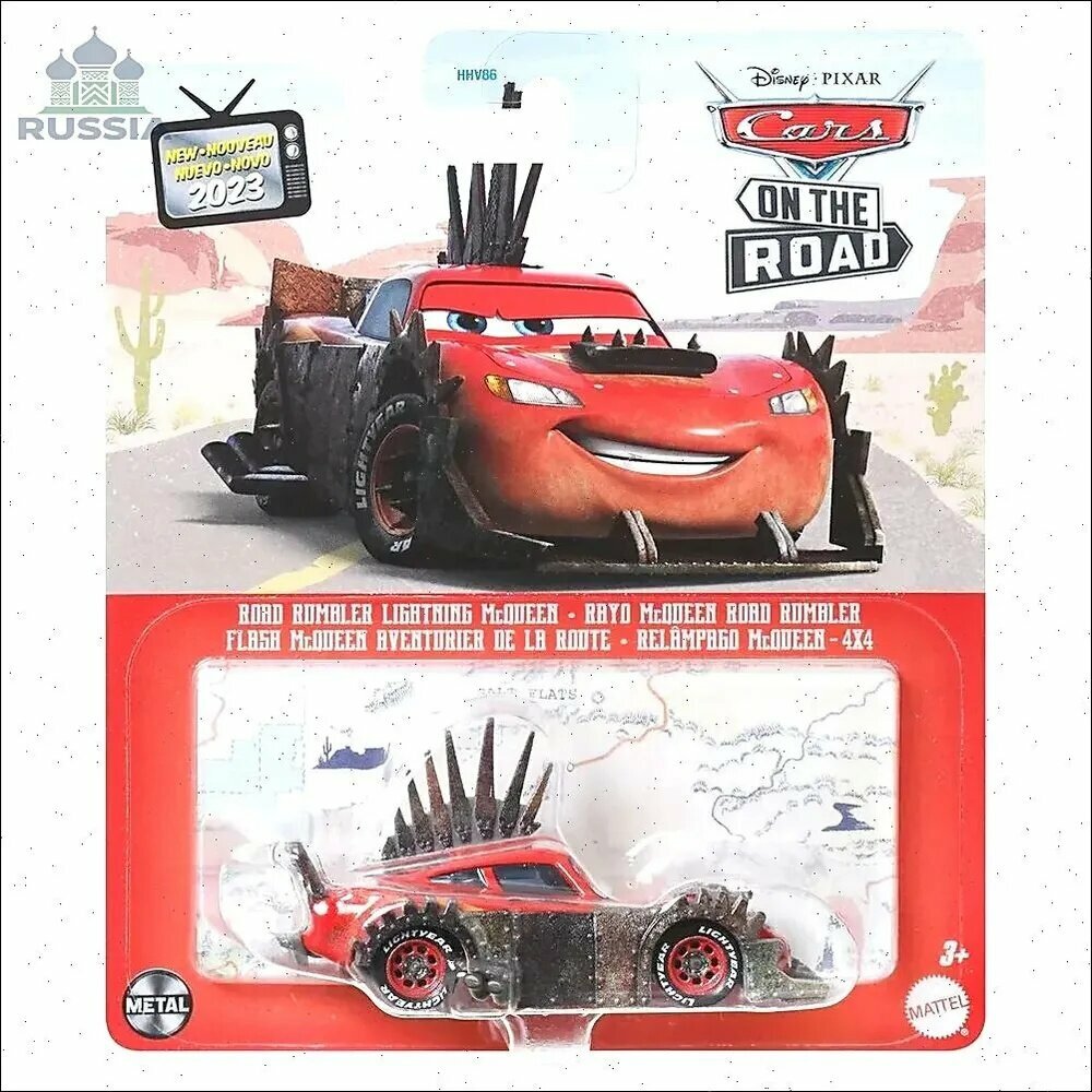 Машинка Герои мультфильмов Road Rumbler Lightning McQueen HKY40