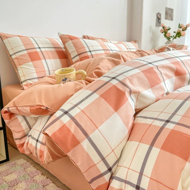 Комплект постельного белья Herlan Home Textiles 2025, новая модель, 100% чистый хлопок, четырехпредметный комплект,