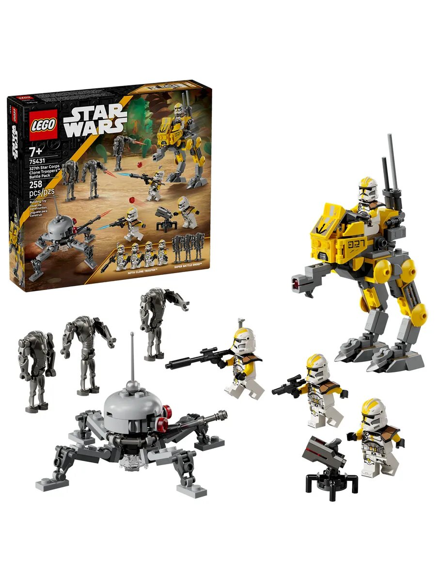LEGO Star Wars 75431 набор клонов 327-го Звездного Корпуса