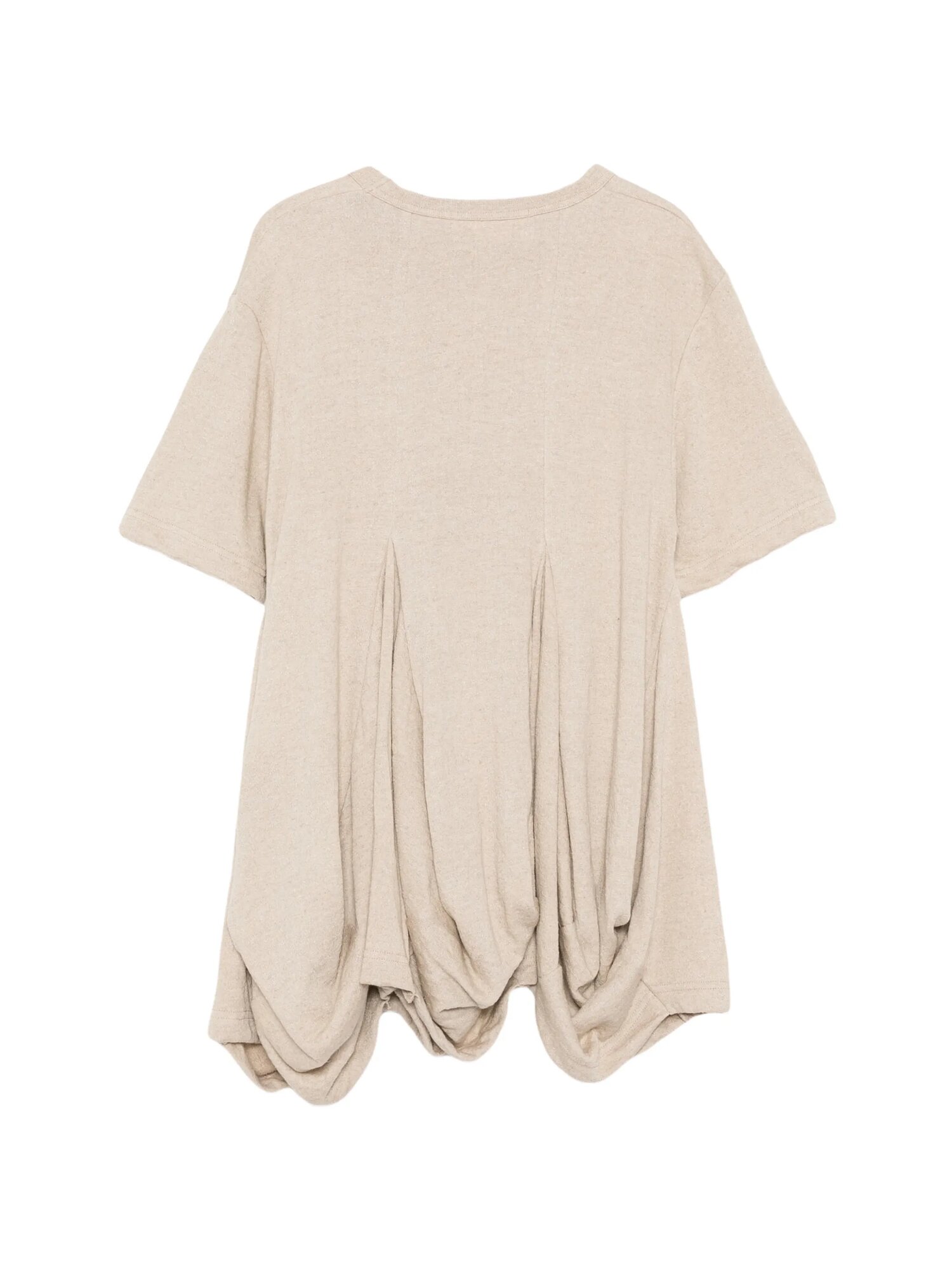 Футболка COMME des GARCONS Pleated draped T-shirt, размер 46 — фото 1