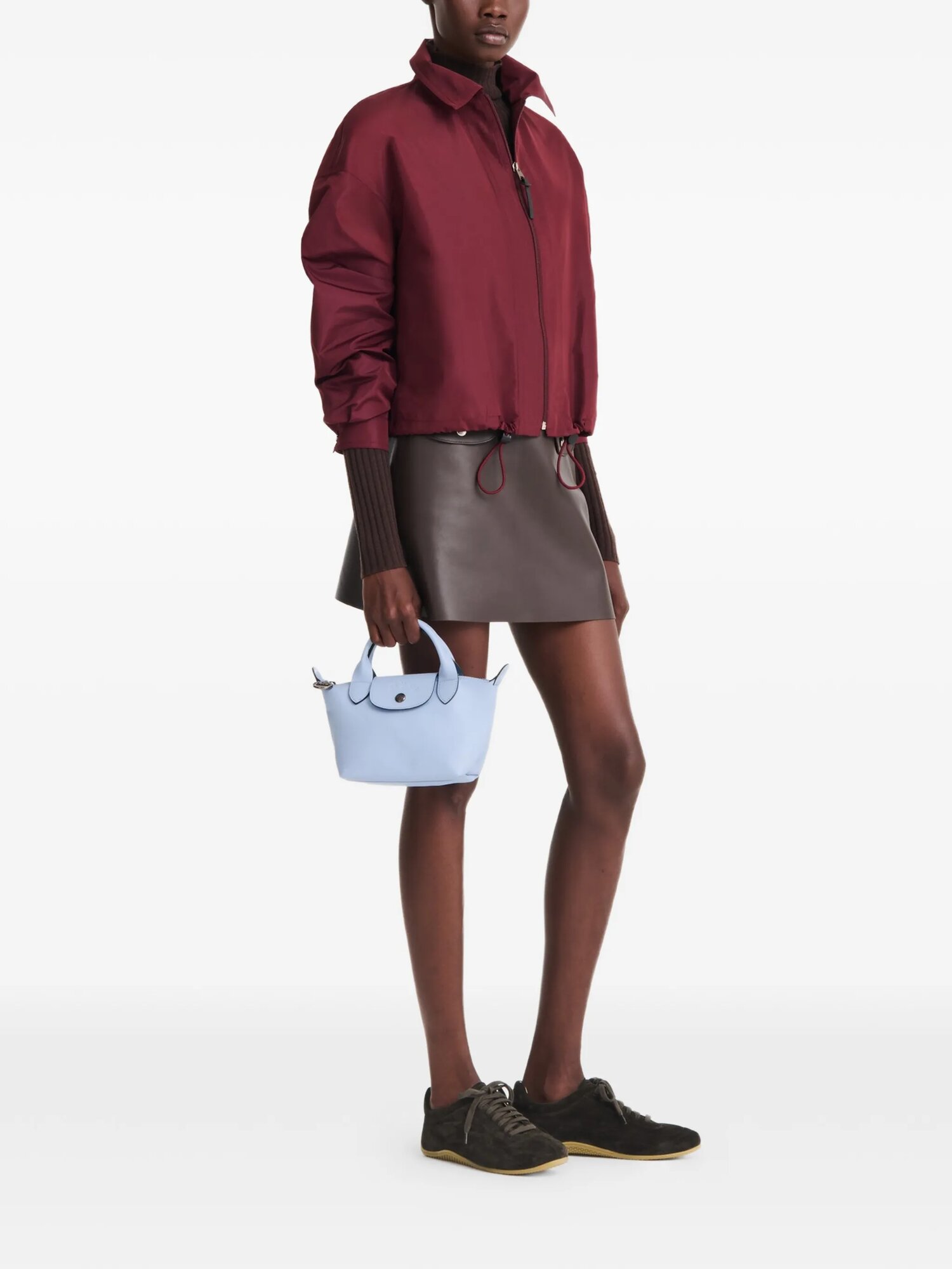 Сумка Longchamp Extra-small Le Pliage tote bag, blue — фото 1