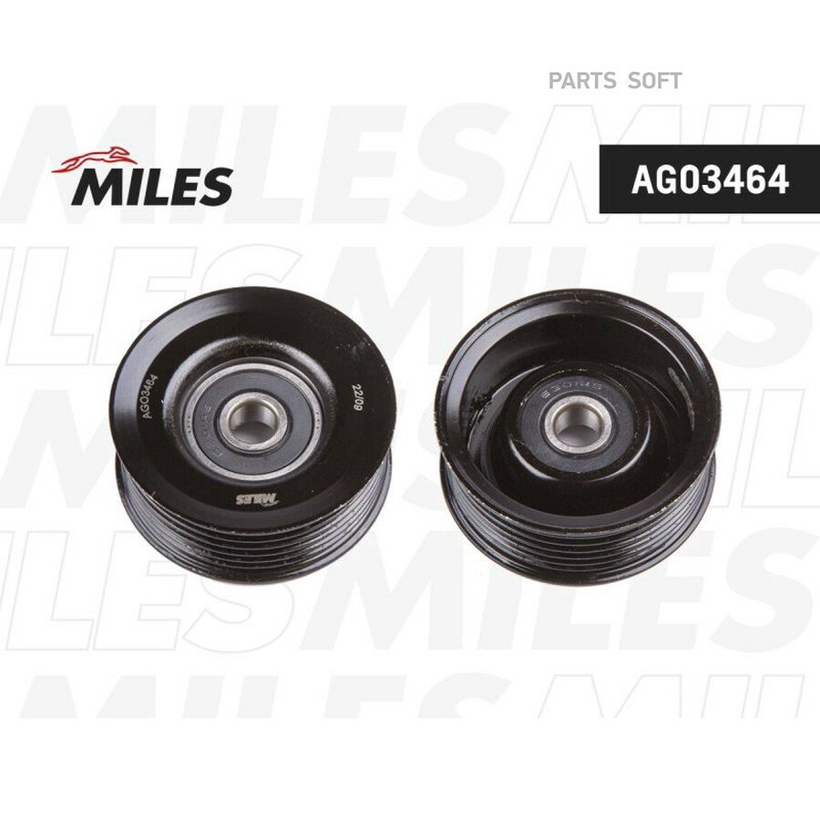 AG03464 MILES Ролик приводного ремня MILES AG03464 | цена за 1 шт