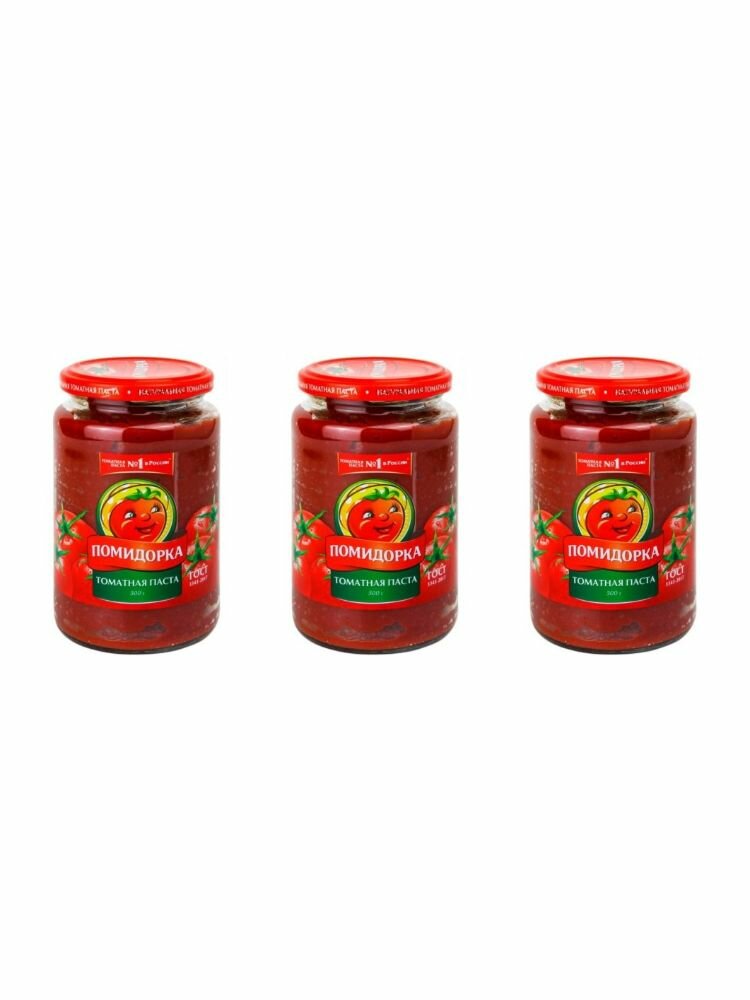 Помидорка Паста томатная, 480 г, 3 шт