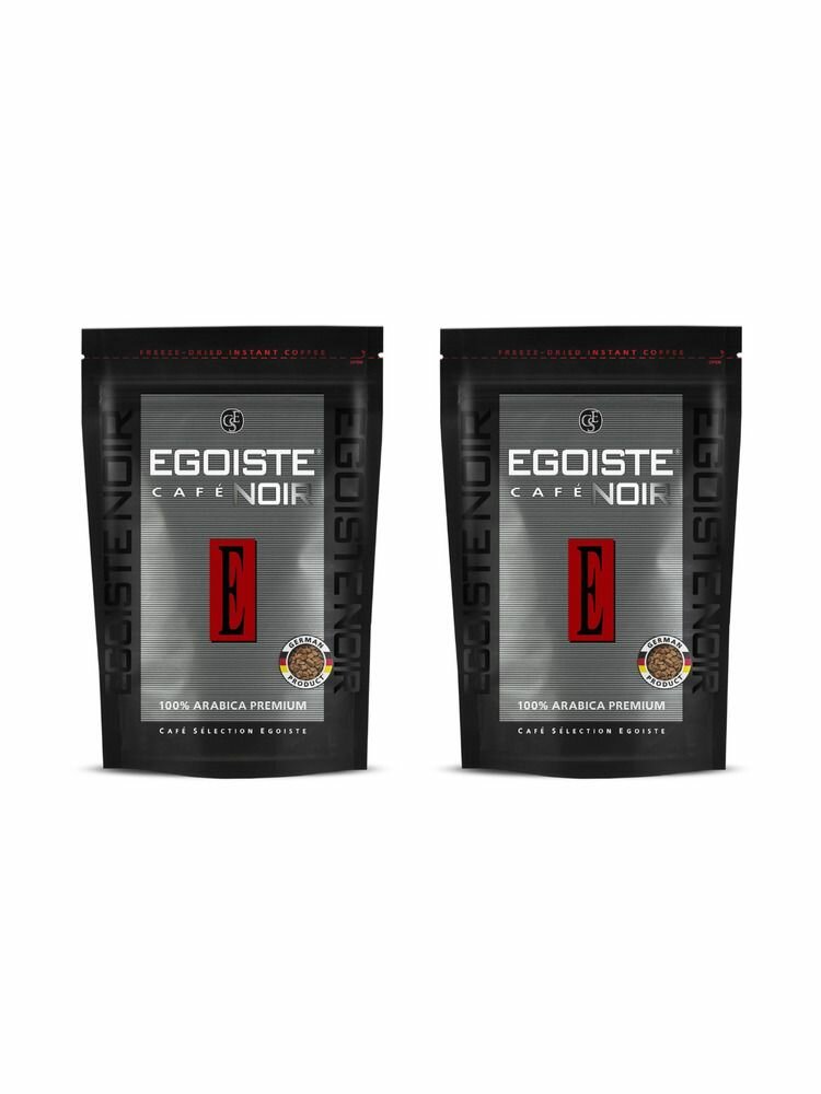 EGOISTE Кофе Noir растворимый, 70 г, 2 шт