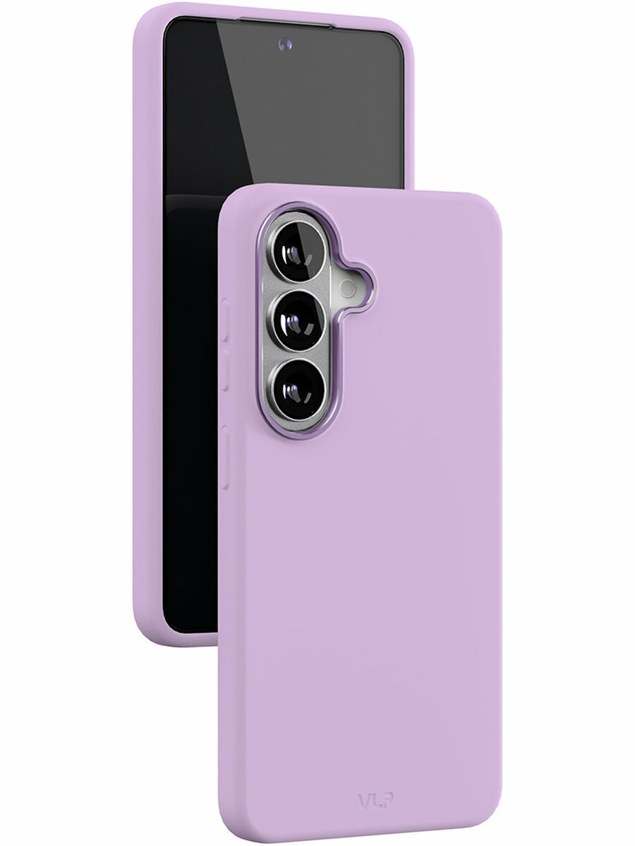 Клип-кейс VLP "Aster Pro" для Samsung Galaxy S26, светло-фиолетовый, с MagSafe