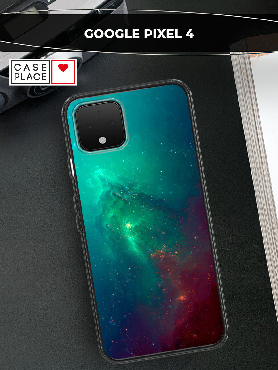 Чехол на Google Pixel 4 / Гугл Пиксель 4 с принтом Космос 12