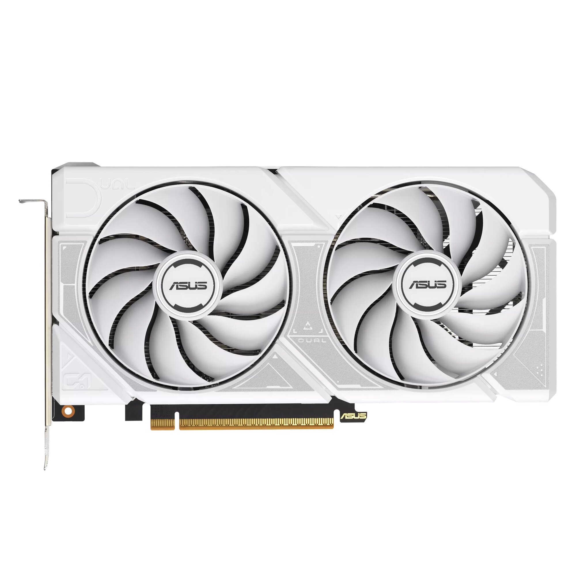Видеокарта ASUS RTX5060 DUAL OC WHITE 8GB GDDR7 128bit 3xDP HDMI 2FAN RTL (DUAL-RTX5060-O8G-WHITE)