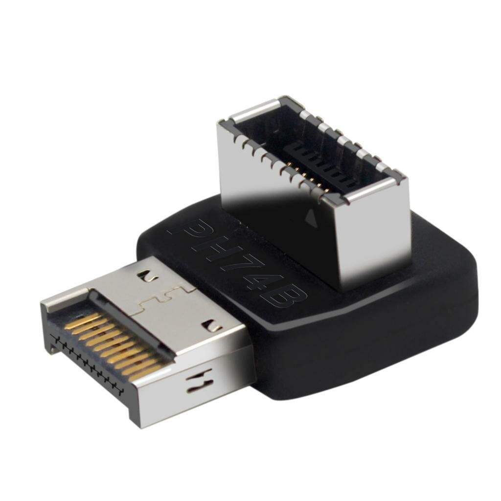 Адаптер USB 3.1 Type-E под 90°, 74B
