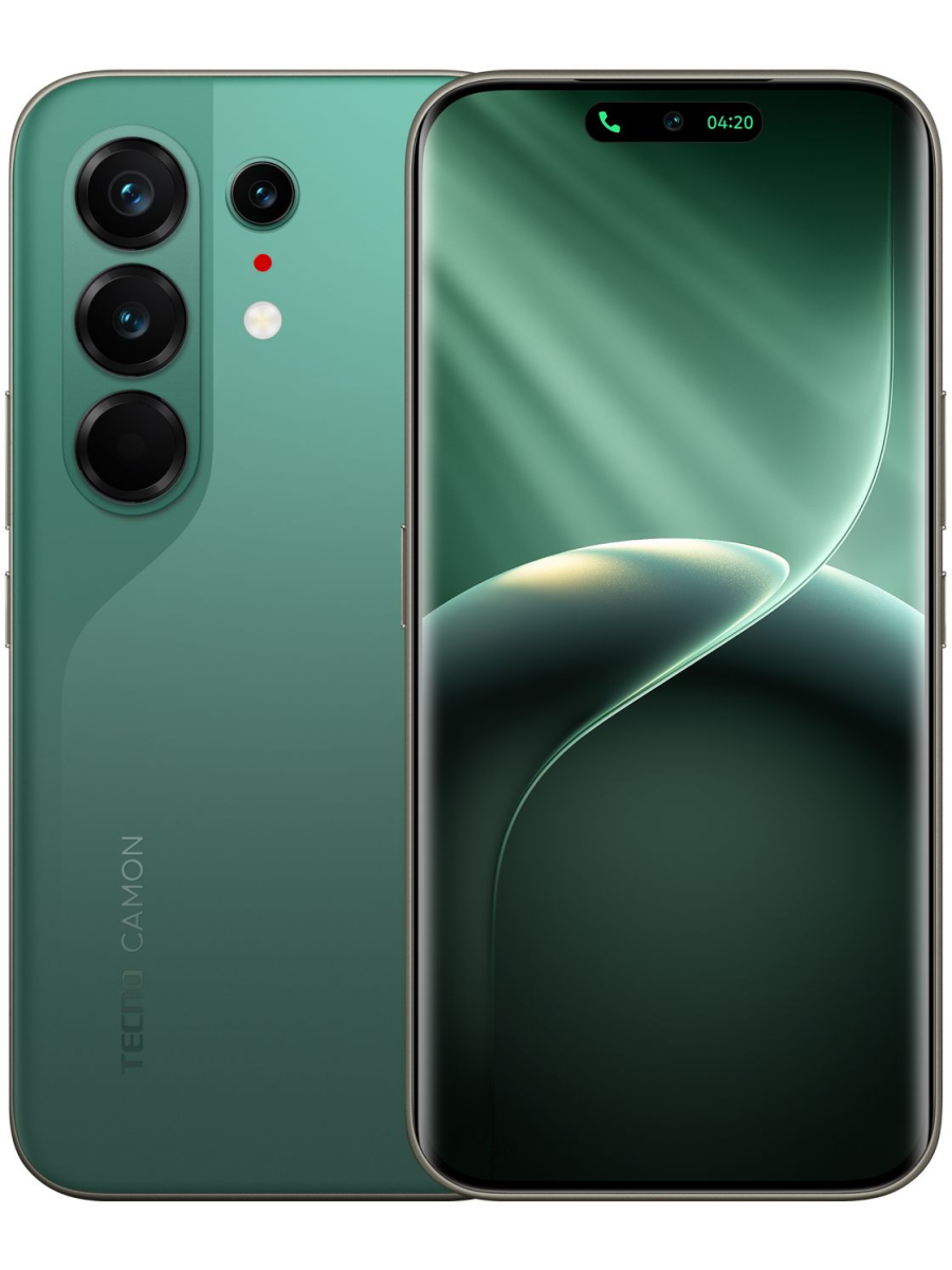 Смартфон Tecno Camon 50 Ultra 5G 6.78", 12/256Gb, NFC, AMOLED, 144Гц, 6500мАч, зеленый