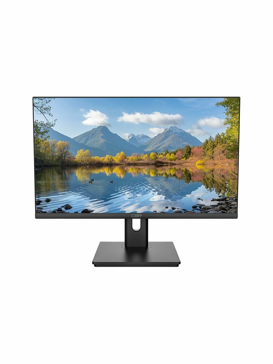 CBR LCD Монитор 23.8" MD-2401 безрамочный, IPS, FHD 1920x1080, 100Гц, Динамики 2*3W, HAS, Pivot, 1*DP/1*HDMI, внутренний БП, FreeSync, черный, ка