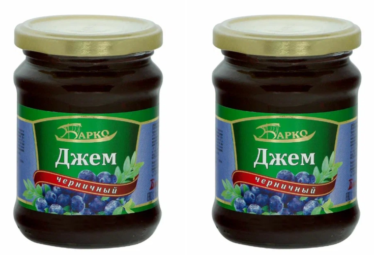 Джем черничный Барко, 320 гр, 2 шт