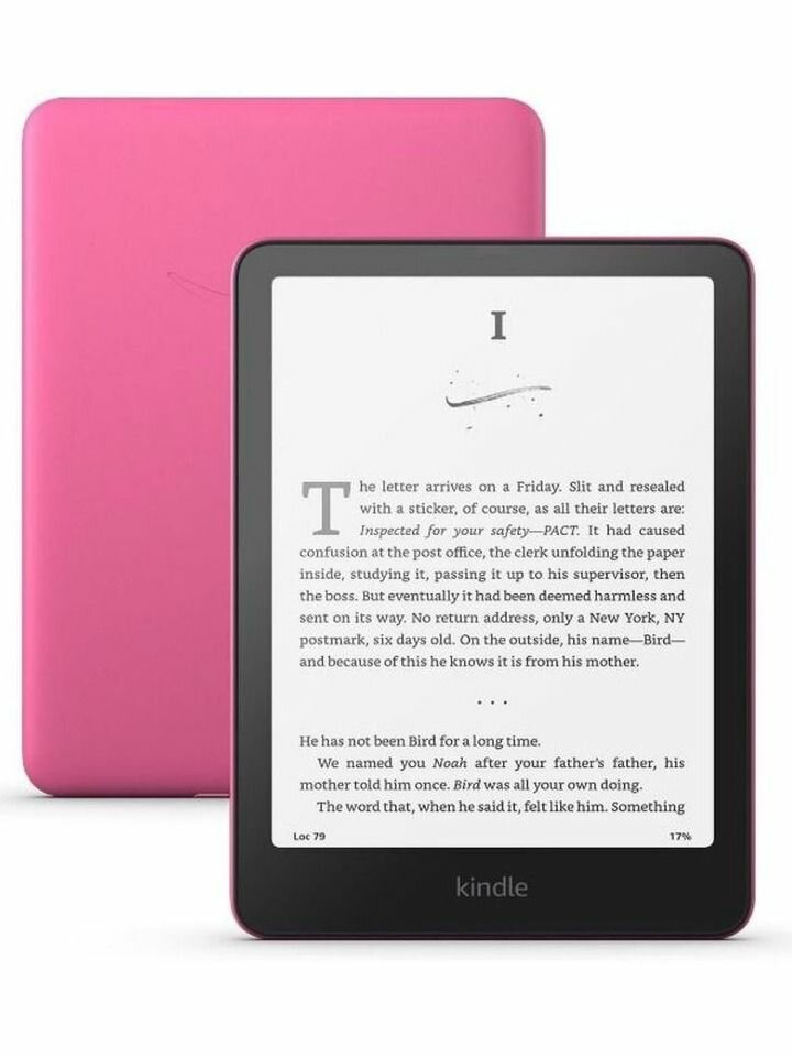 Электронная книга Amazon Kindle Paperwhite (12th Gen, 2024) 16GB Raspberry