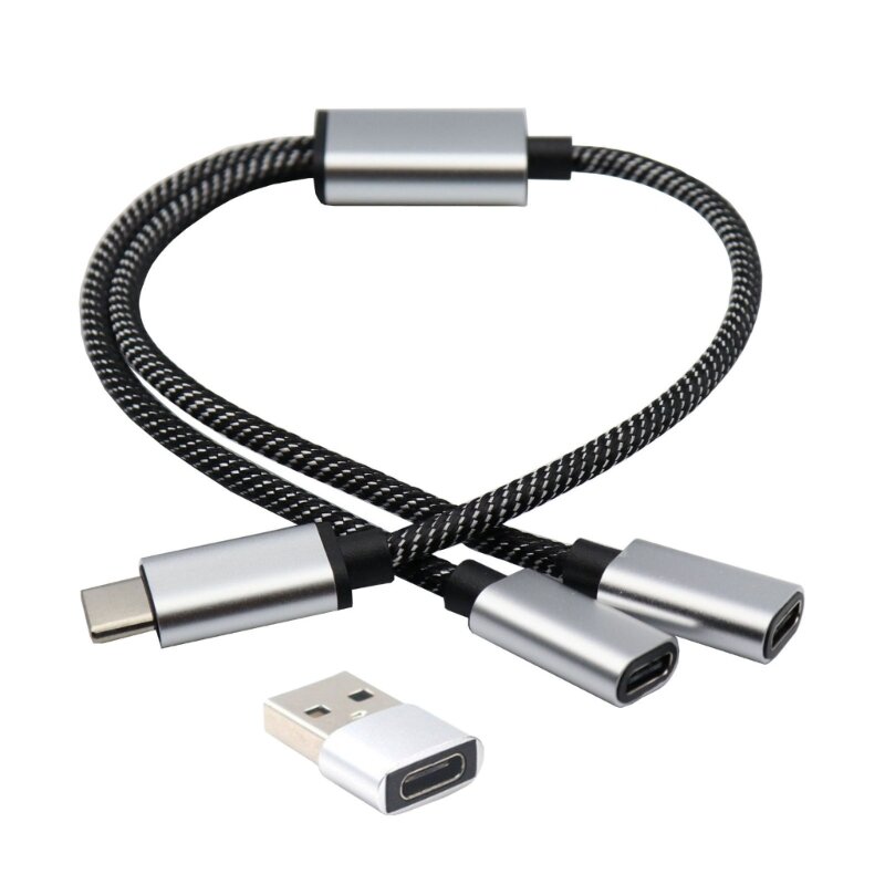 Разветвитель типа C с USB-адаптером -один на двоих