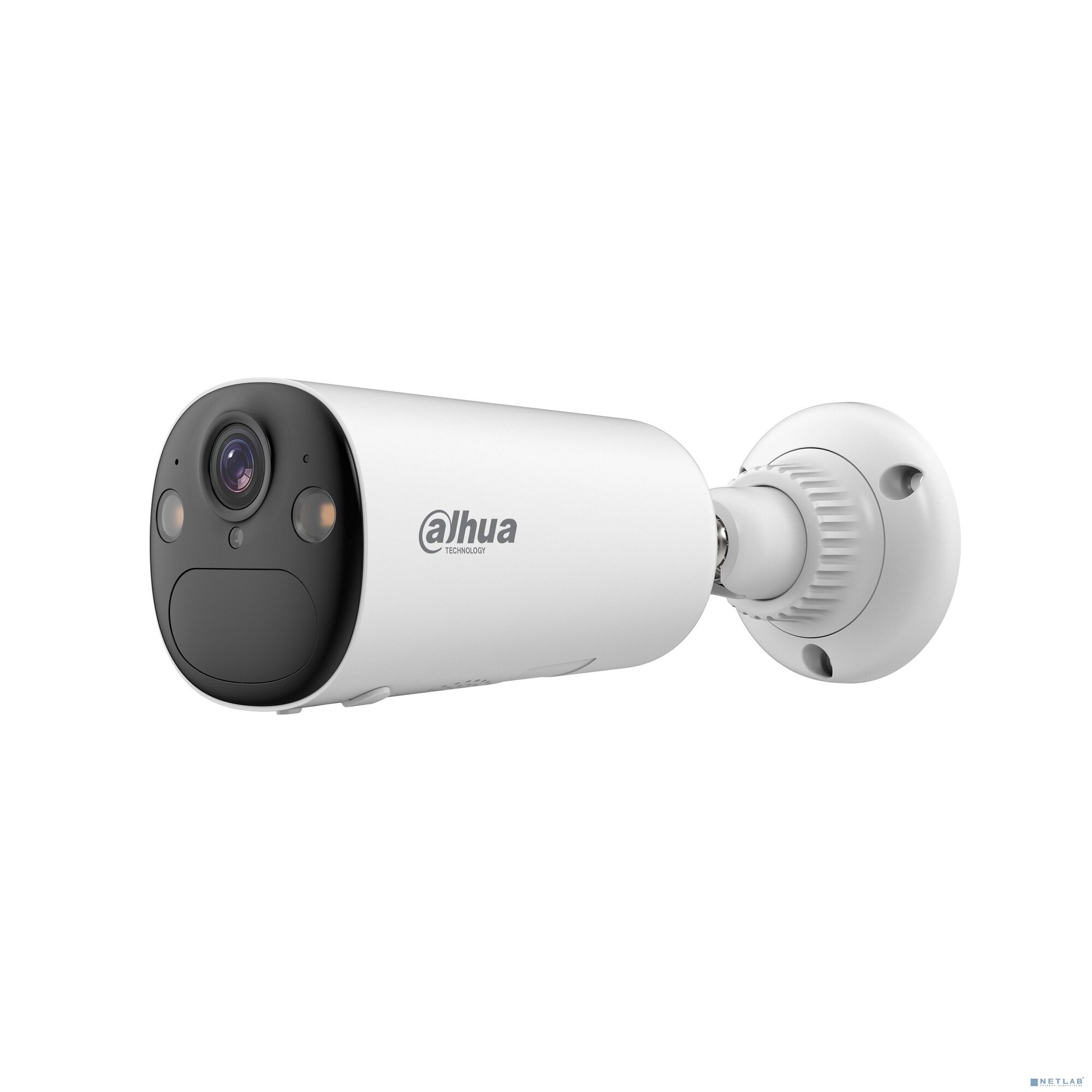 DAHUA DH-BF4CP (DH-IPC-BF4CP-0210B-Pearl) Уличная цилиндрическая IP-видеокамера с Wi-Fi 4Мп; 1/3” CMOS;2.1мм; видеоаналитика; ИК 15м, LED 20м; микрофон+динамик; PIR-датчик; IP66; Литиевая батарея 20.44 Вт·ч