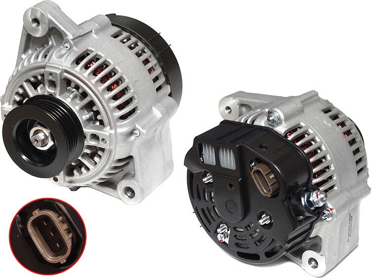 Генератор SAT ST-27060-74620 TOYOTA CORONA/CALDINA/CAMRY/VISTA 1.8 92-98/IPSUM 2.0 96-01/RAV4 2.0 94-00 3/4/5SFE 12V 80