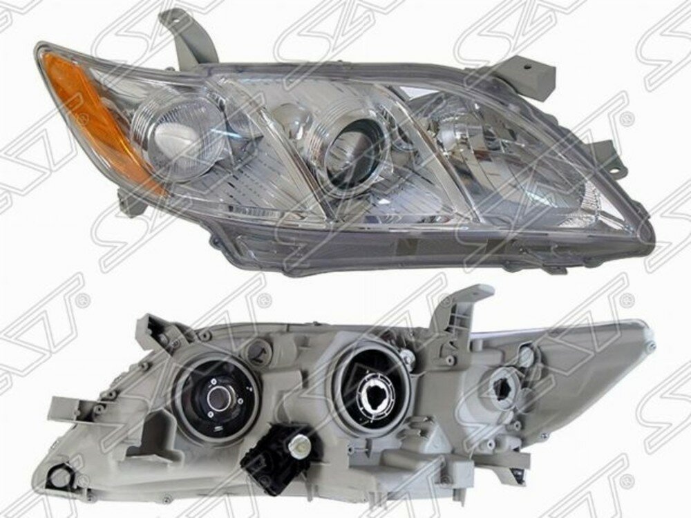 Фара SAT ST-212-11K9R Toyota Camry XV40 06-09, Camry UAE/USA 06-08 справа/ Галоген/ С электрокорректором