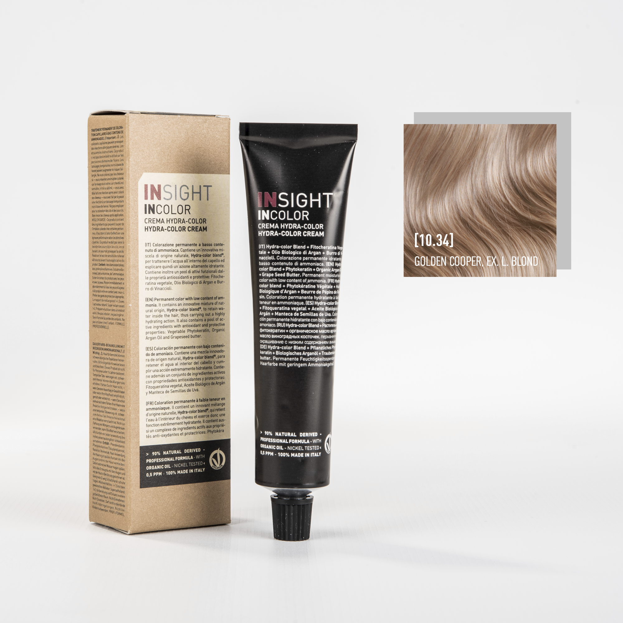 10.34 золотисто-медный суперсв. блонд. GOLDEN COPPER, EXTRA LIGHT BLOND(100 мл)