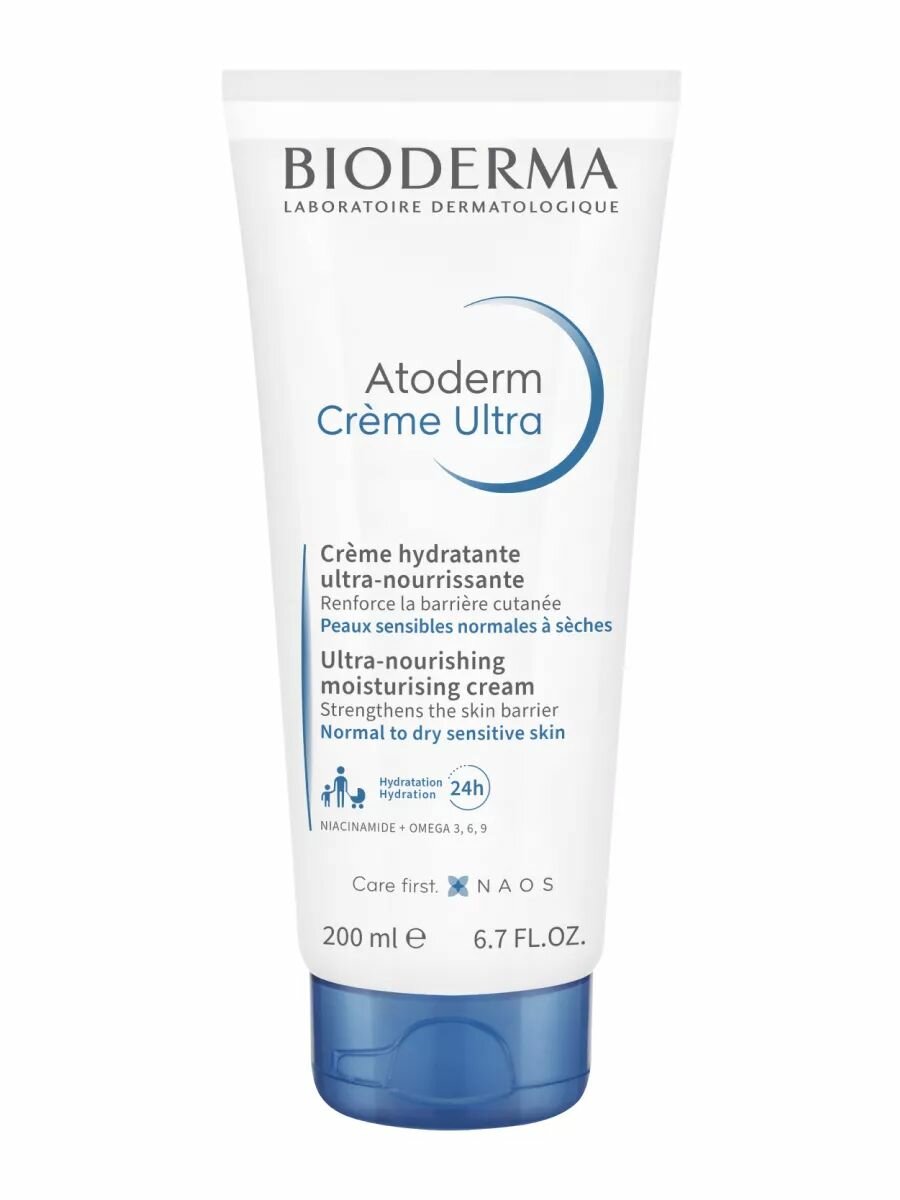 Биодерма Атодерм Крем Ультра 200 мл / Bioderma Atoderm Creme Ultra, 200 ml