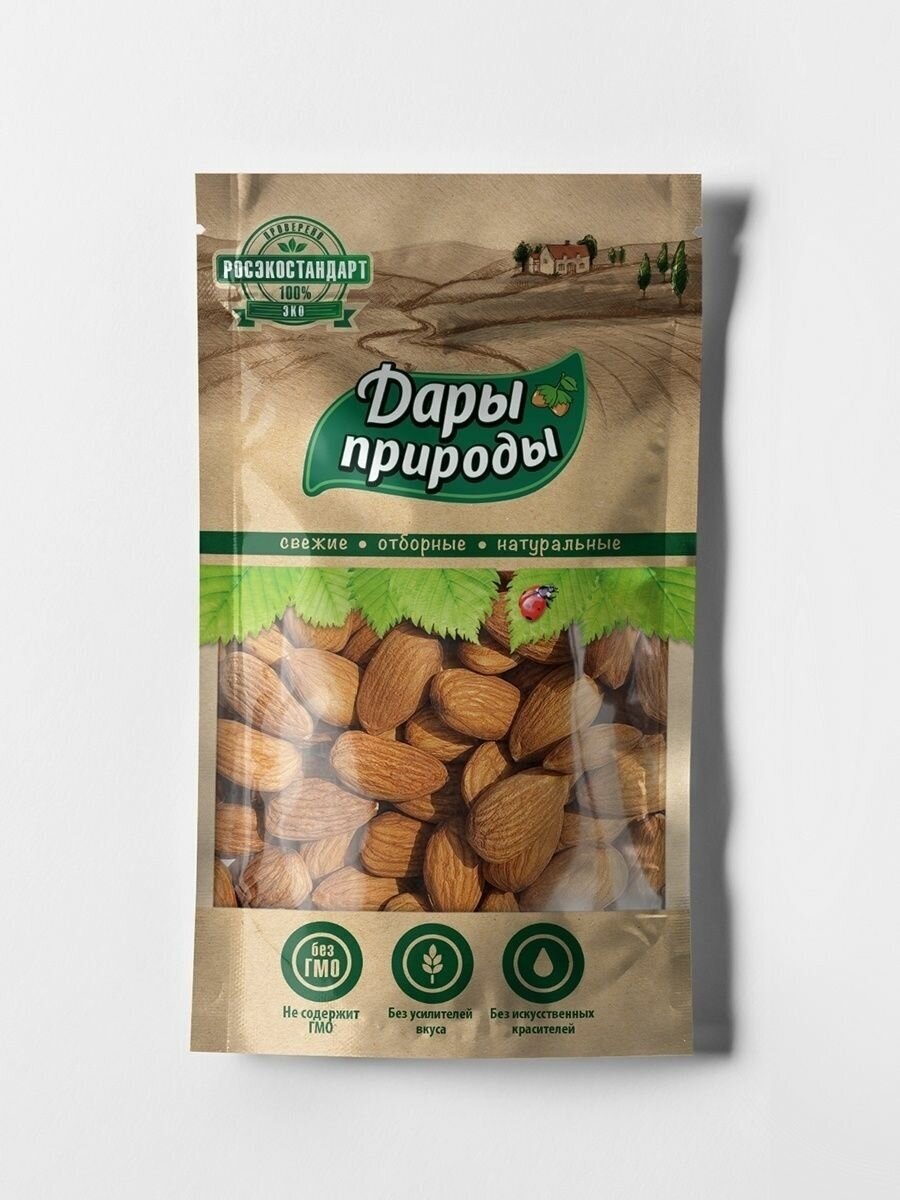 Миндаль жареный очищенный/жаренный "Дары природы" 70 г.