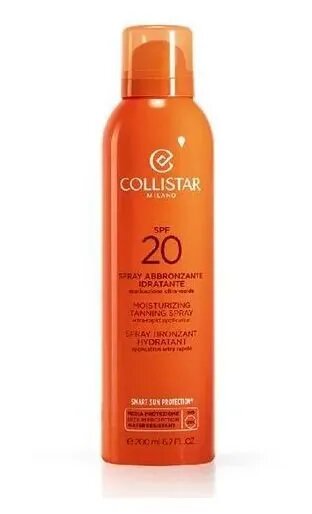 Collistar Увлажняющий спрей для загара с уф фильтром 200 мл/ COLLISTAR Special Perfect Tanning Spray spf20 200ml