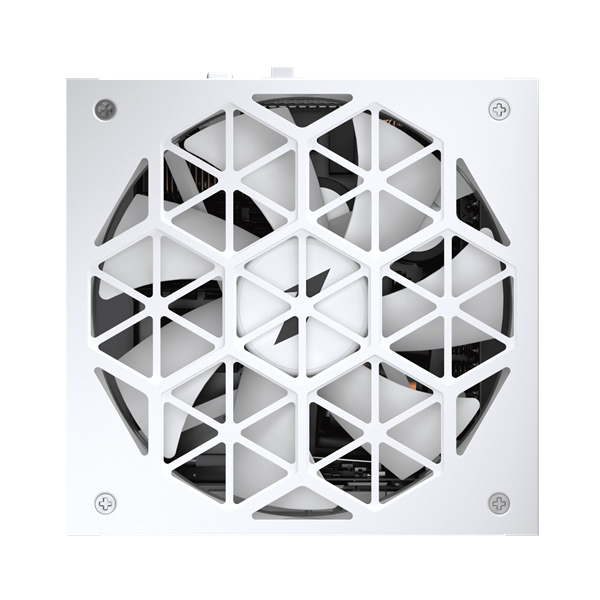 Блок питания 1STPLAYER ACK GOLD 750W White / ATX 3.1, PCle 5.1, APFC, 80 PLUS Gold, LLC+DC-DC, full Teapo caps, 140mm fan, full modular / HA-750BA2-WH