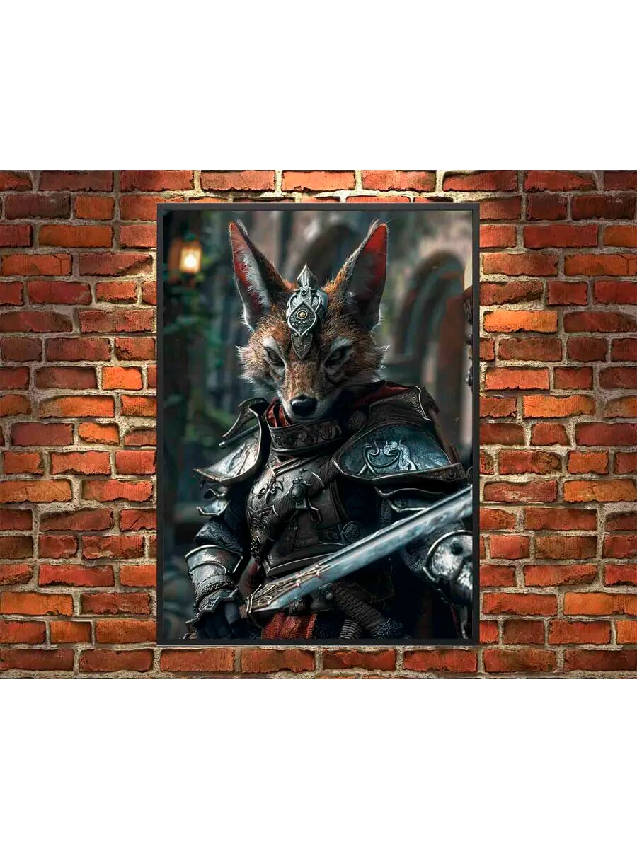 Шакал-животное-гладиатор 3, Плакат 30x42см