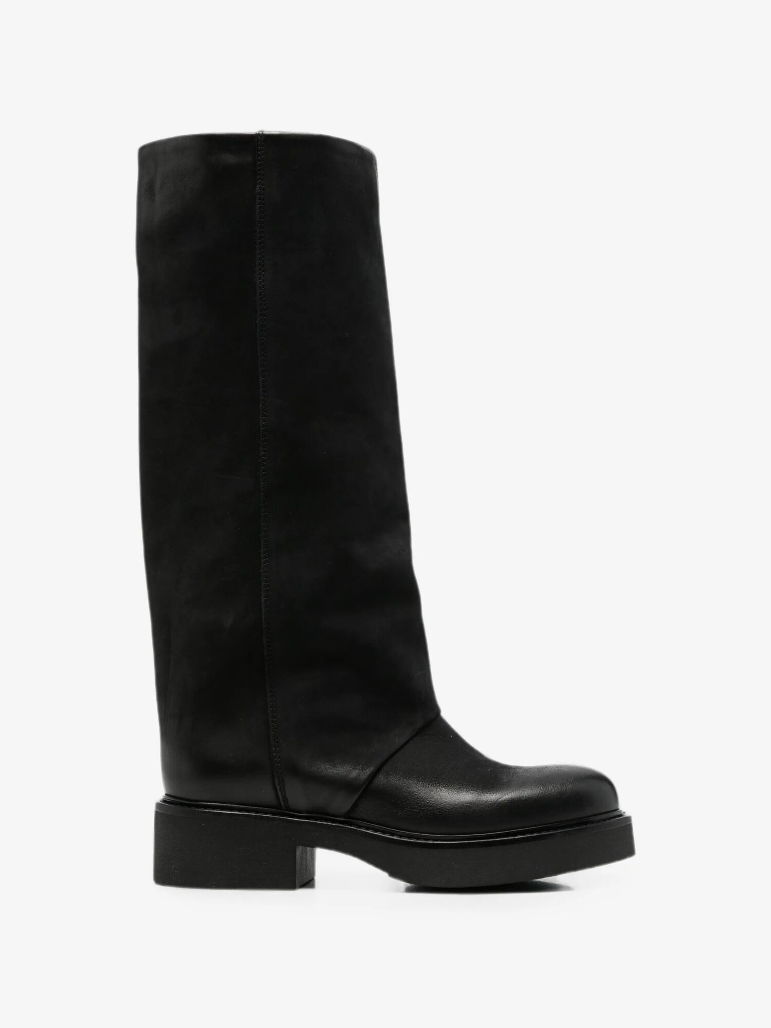 Ботинки Fold-over leather boots