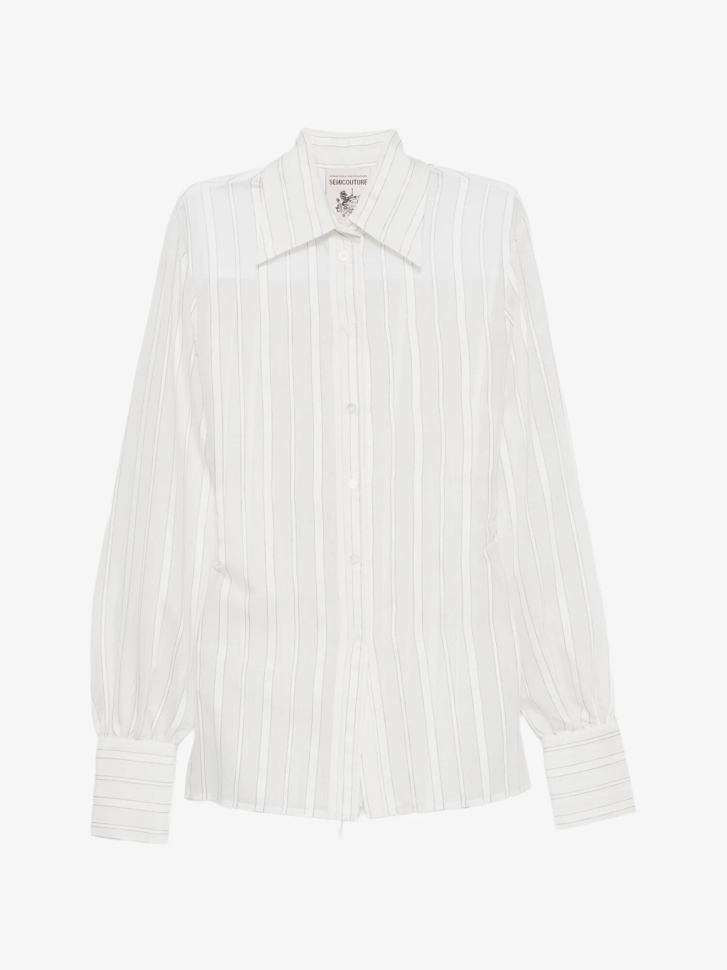 Рубашка Striped tie-back shirt