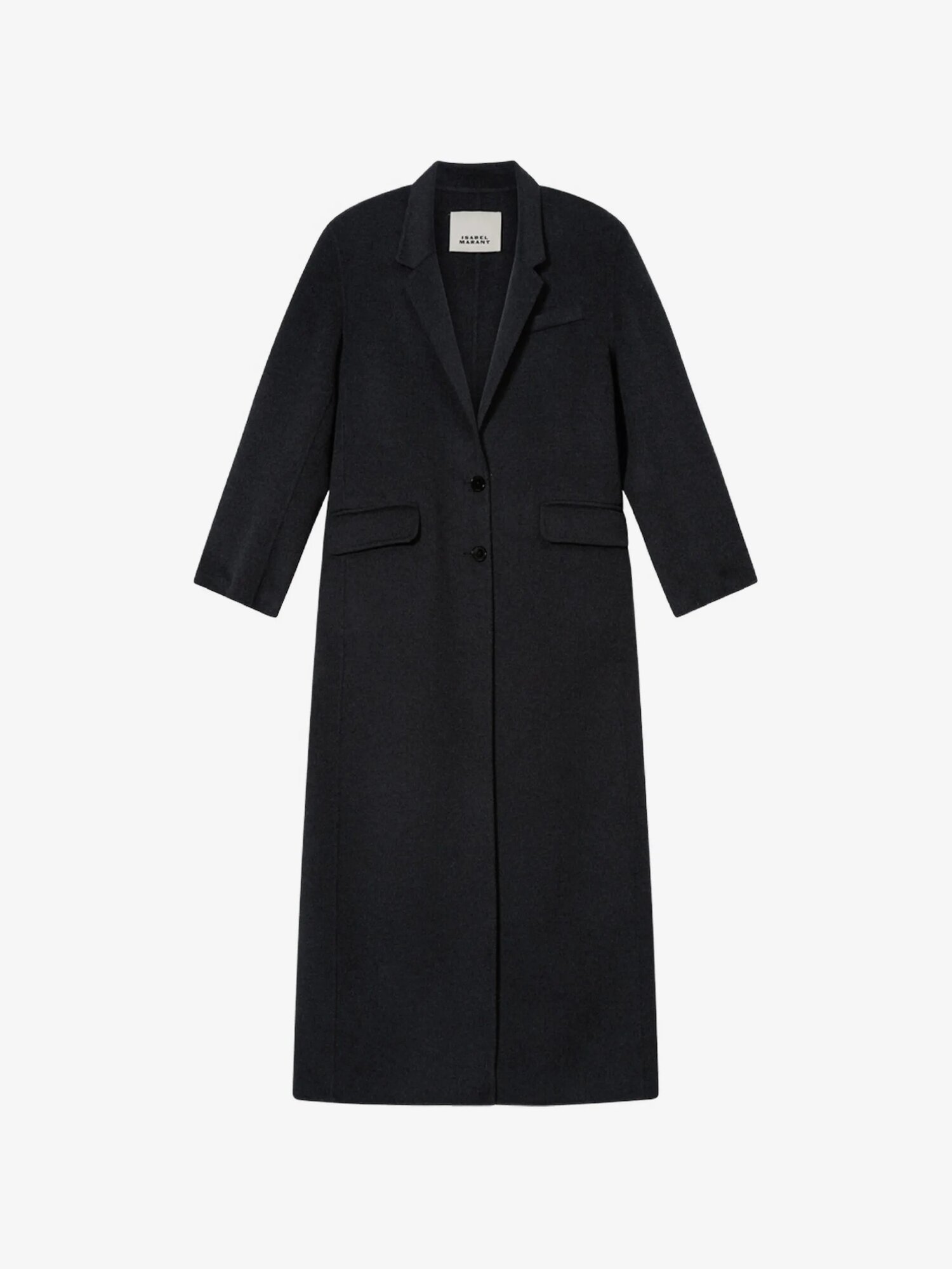 Пальто Isabel Marant Clesa long double-faced wool and cashmere coat
