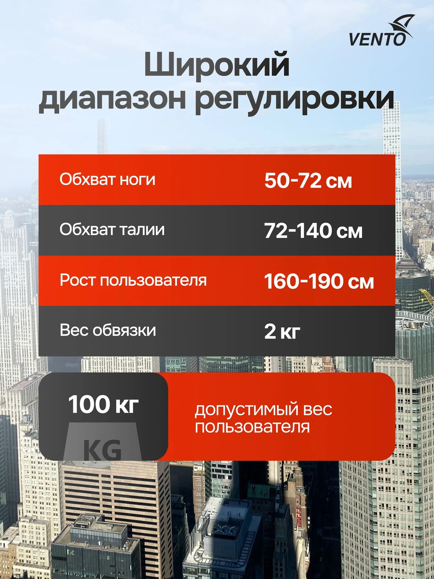 Обвязка альпинистская страховочная привязь "Профи Мастер" Vento (размер 1) для высотных работ и альпинизма — фото 1
