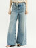 Джинсы трубы KARL LAGERFELD JEANS, размер 27, голубой