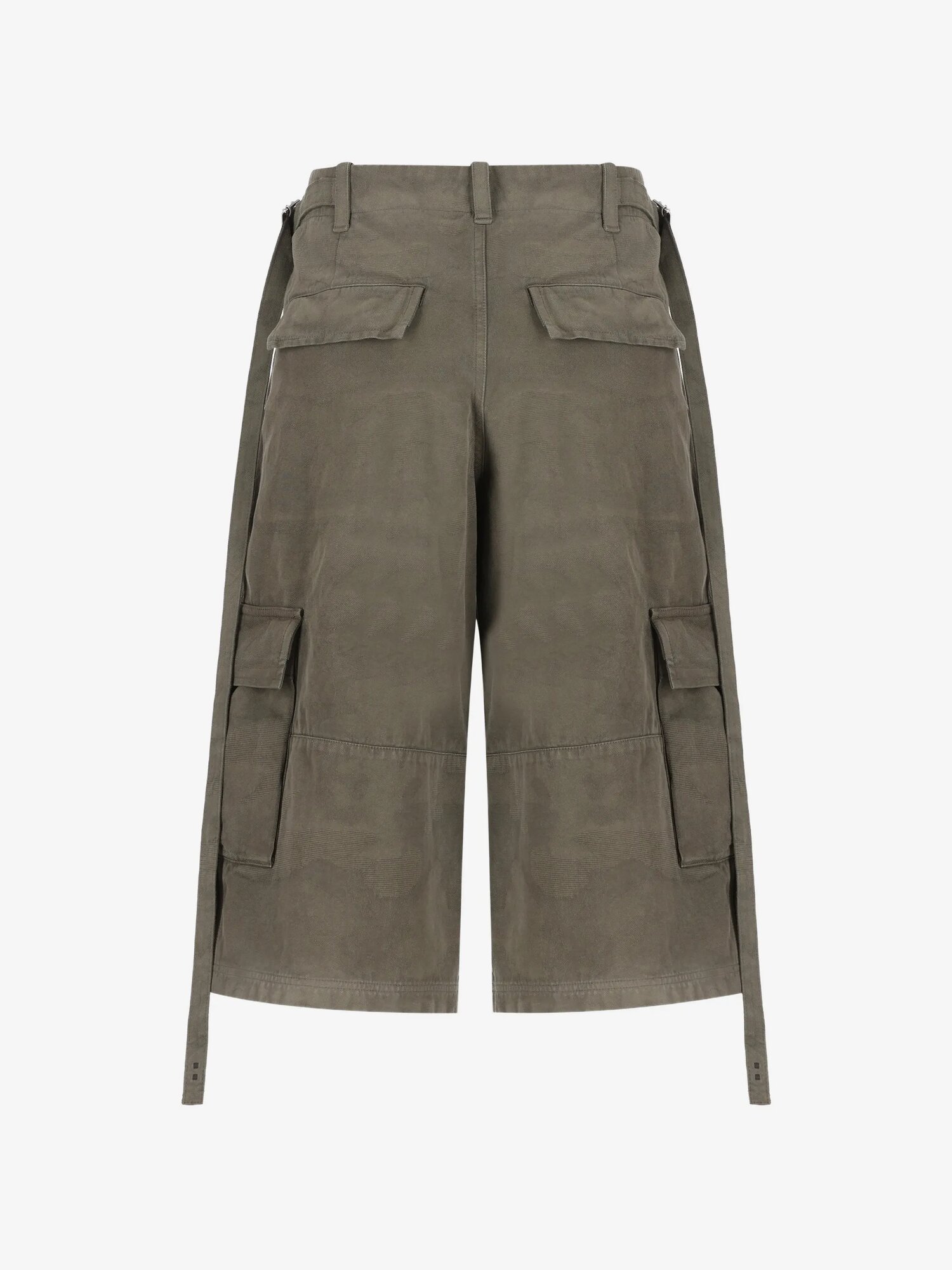 Шорты FENDI Green cotton shorts, размер 42, green — фото 1