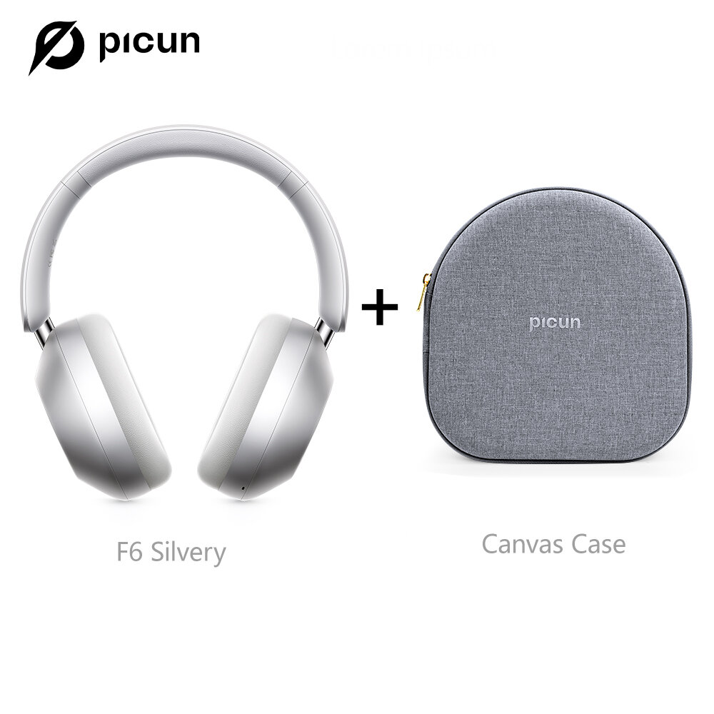 Беспроводные наушники Picun F6 с активным шумоподавлением Bluetooth-гарнитура Hi-Res ANC Head Tracking 3D Audio