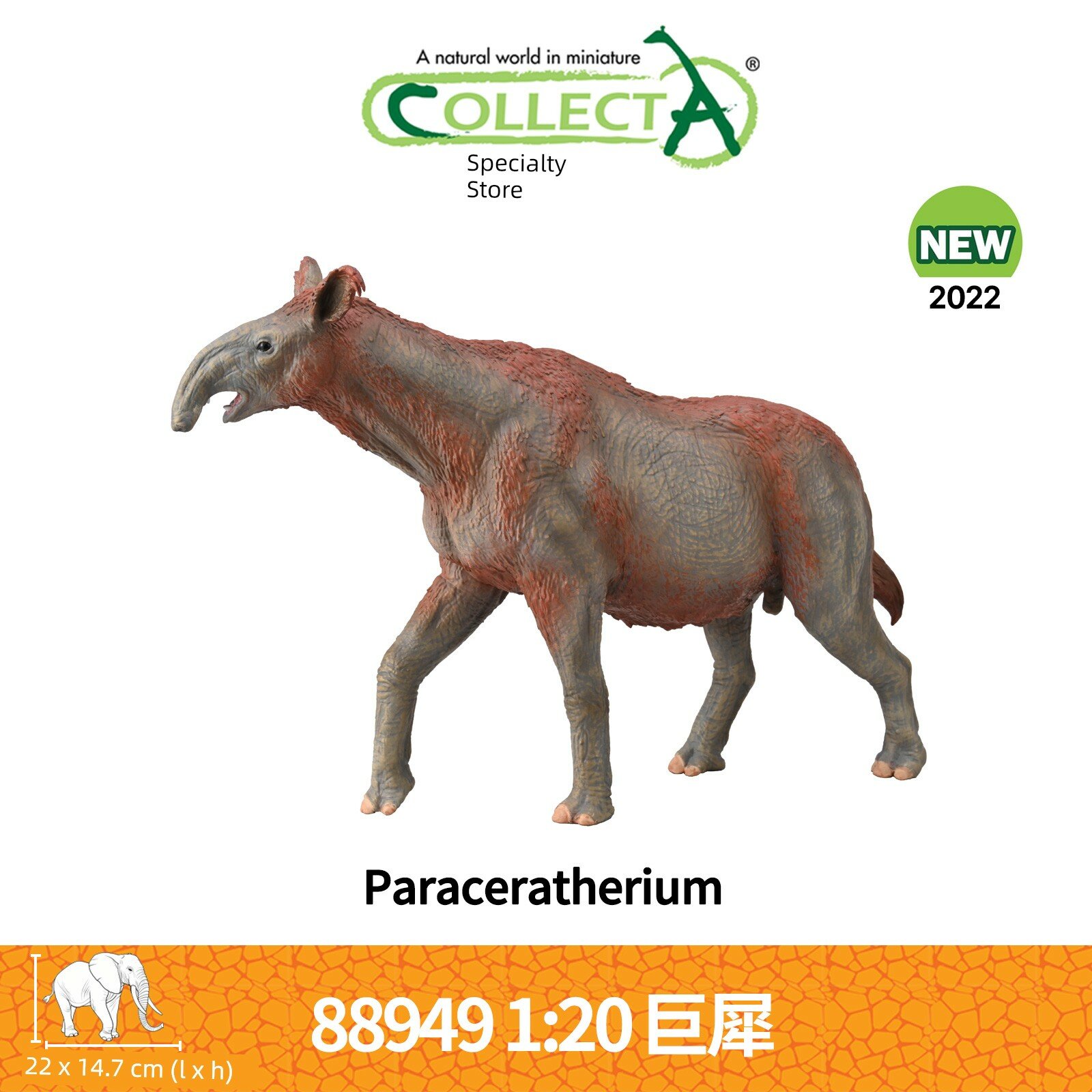 CollectA 1:20 Масштабная Прескверная Модель Елазмосерия Фоссильная Реплика Образовательный Музейный Экспонат