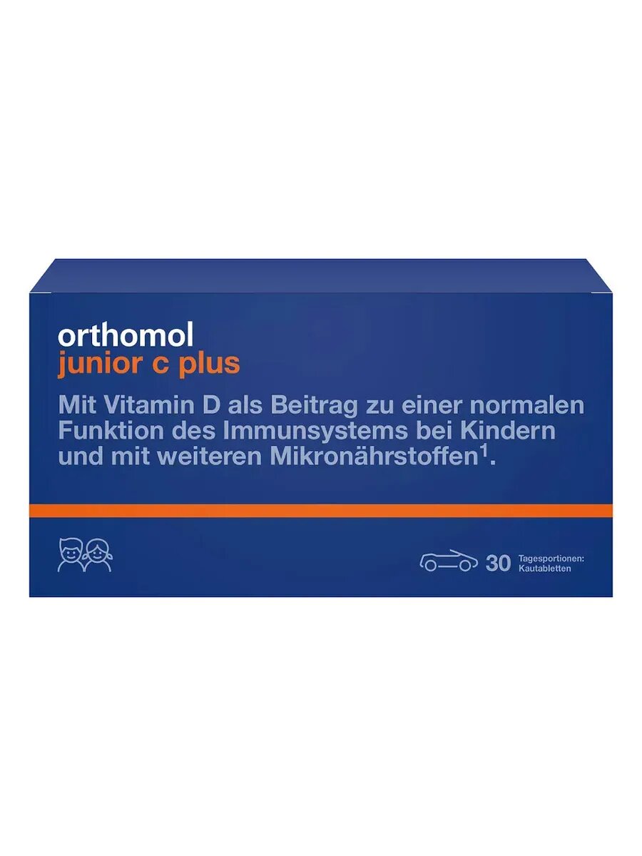 Ортомоль Джуниор С плюс/Orthomol Junior C plus вкус лесные ягоды жевательные таблетки массой 1350 мг 30 шт