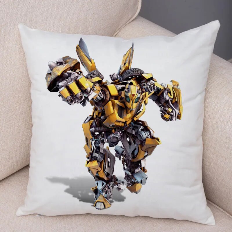 Чехол для подушки Transformers Bumblebee, 45x45 см, Цвет: 10